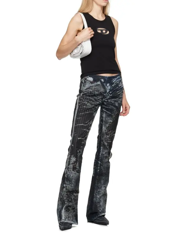 DIESEL® T-lynys-od Cut-out Oval D Logo Tank Top