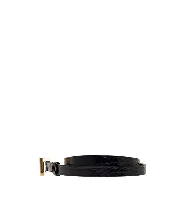 Dsquared2 Logo Engraved Buckle Belt
