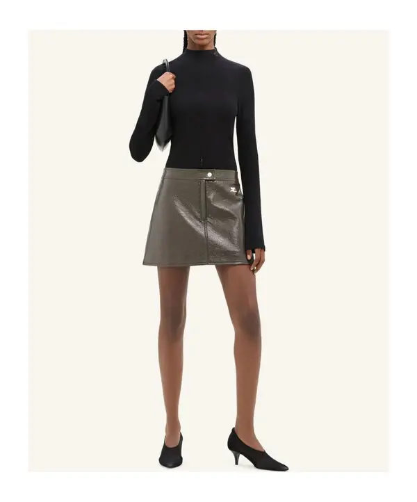 COURREGES Courrèges Vinyl Mini Skirt