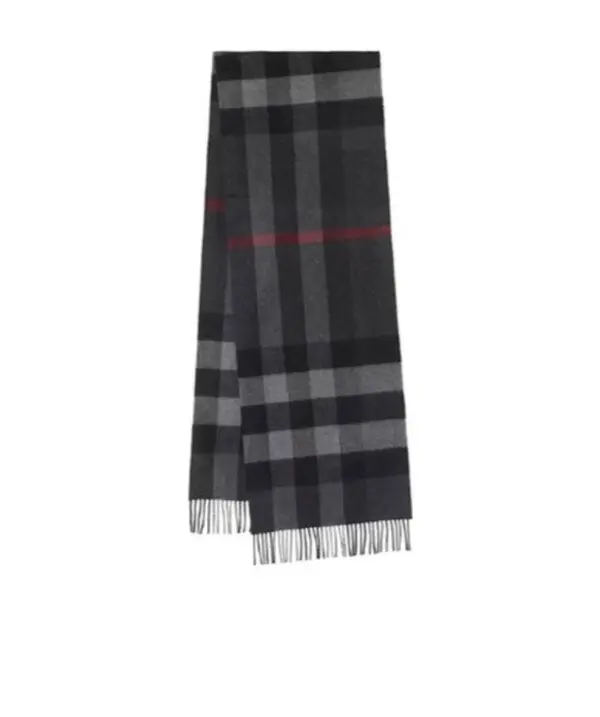 Burberry Check Fringed Scarf