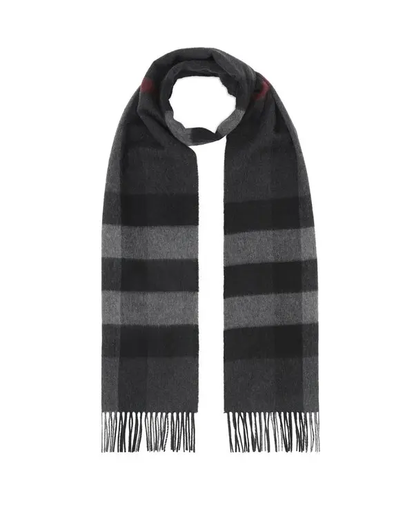 Burberry Check Fringed Scarf