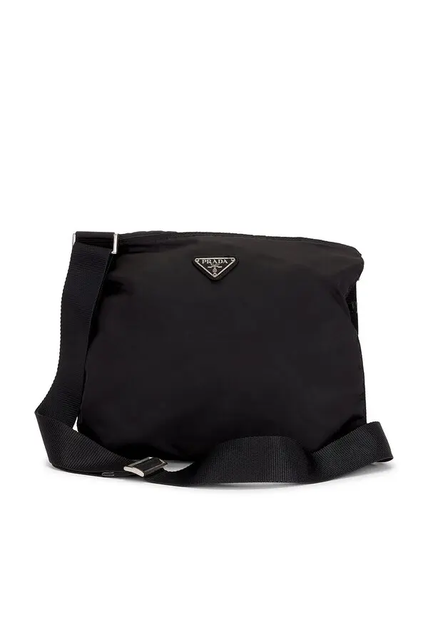 Prada Tessuto Flat Messenger Bag