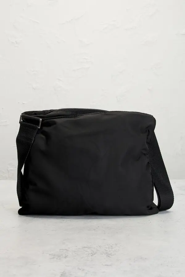 Prada Tessuto Flat Messenger Bag