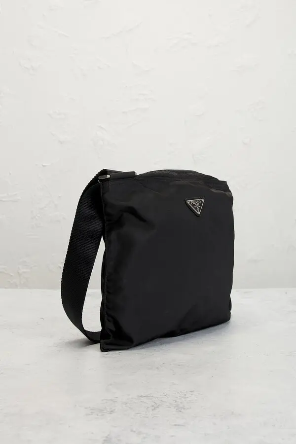 Prada Tessuto Flat Messenger Bag