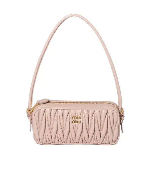 Miu Miu Matelassé Nappa Leather Pouch