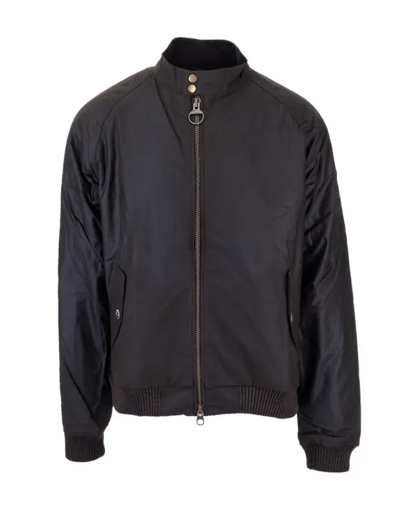 Barbour X Steve Mcqueen Merchant Wax Jacket - Black