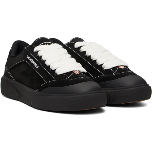 Casablanca Del Mar" Contrast Stitch Sneakers