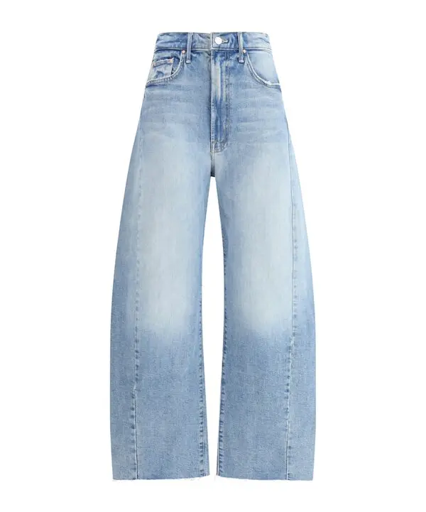 MOTHER The Half-pipe Ankle Fray Jeans - Blue
