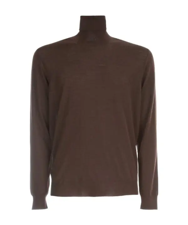 DRUMOHR Roll Neck Merino Jumper - Green