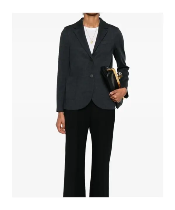 Harris Wharf London Single-breasted Blazer - Grey