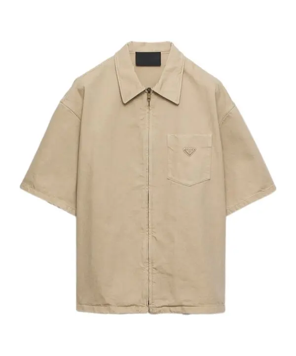 Prada Old Denim Shirt - Sand