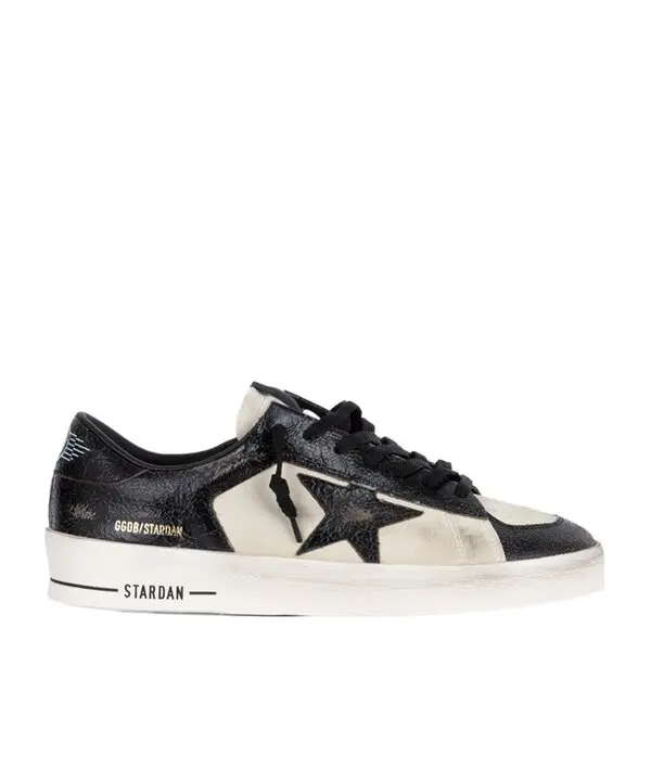 GOLDEN GOOSE Stardan Low-top Sneakers - Black/beige