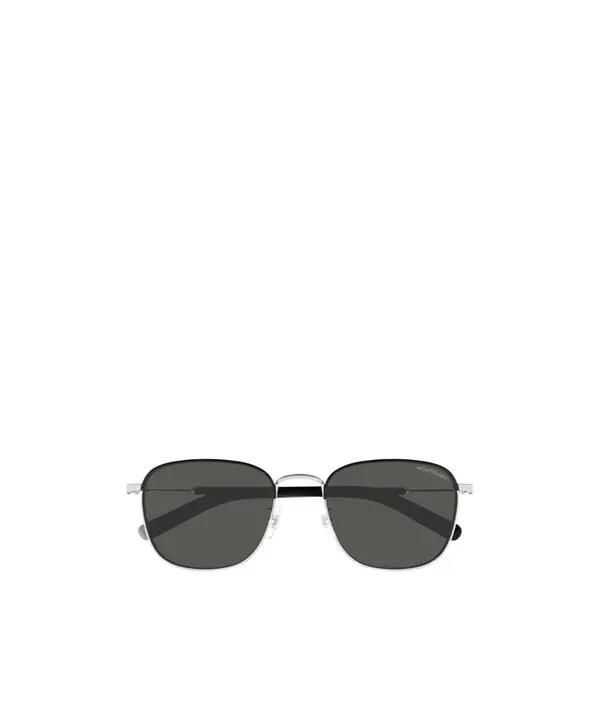 Montblanc Eyewear Rectangular Sunglasses - Silver