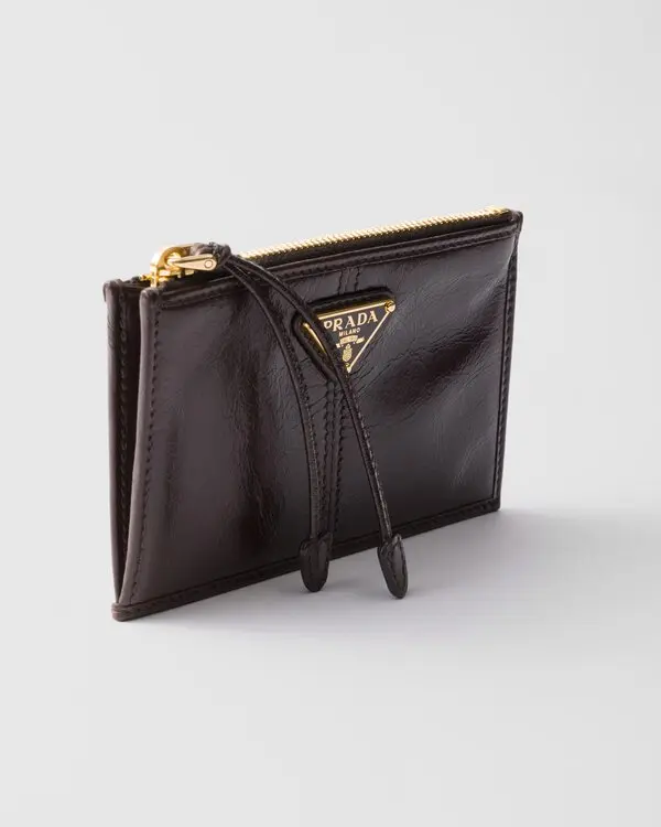 Prada Triangle-logo Zipped Cardholder