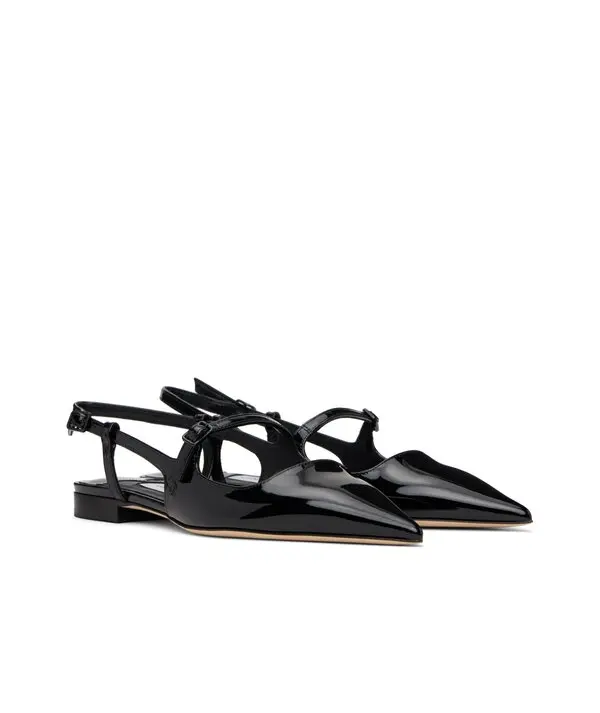 JIMMY CHOO Pointed Toe Flat Sandals