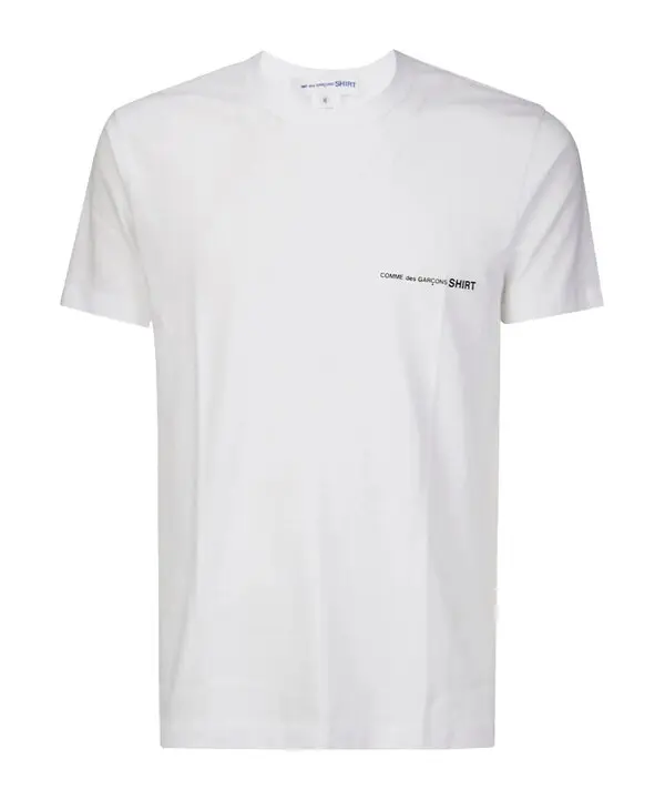 Comme Des Garçons Logo T-shirt - White