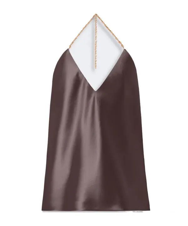 Sportmax V-neck Suspenders - Brown