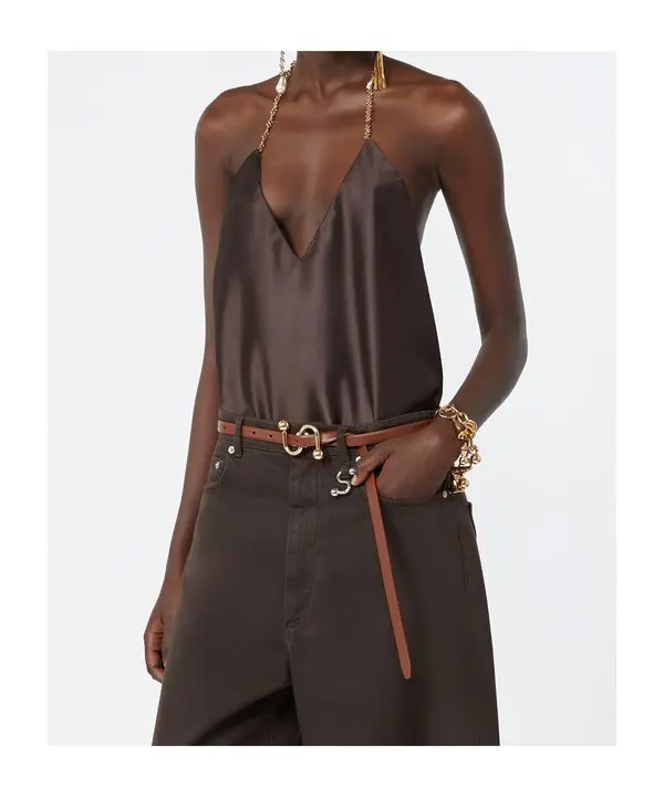 Sportmax V-neck Suspenders