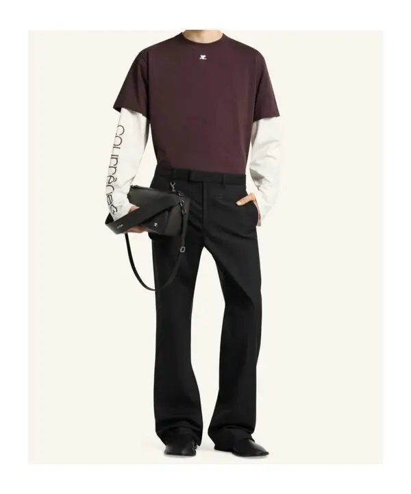 COURREGES Courrèges Ac-logo Crewneck T-shirt