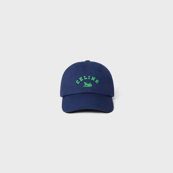 Celine Richelieu Cap In Light Cotton Twill
