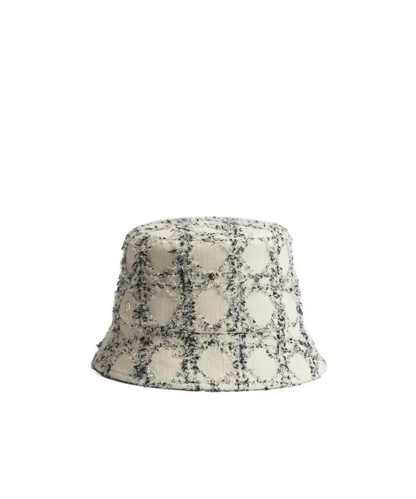 Dior Cannage Teddy-d Small Brim Bucket Hat - White/blue