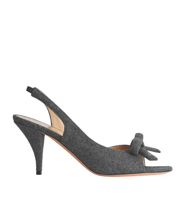 Dior Bow Heeled Slingback Sandal
