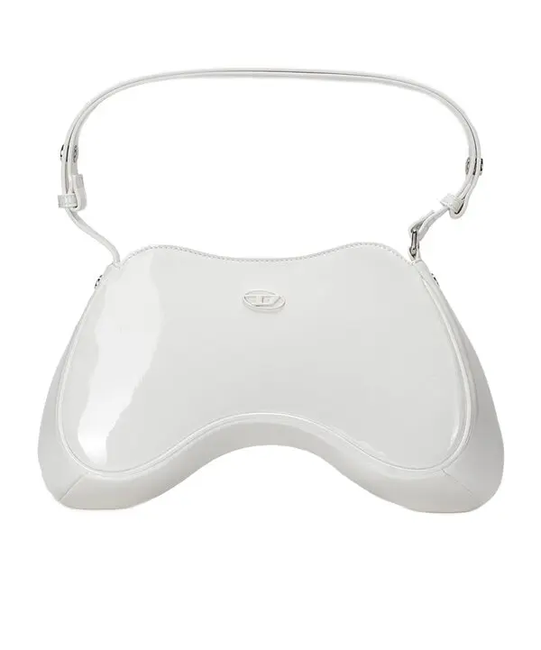 DIESEL® Play Logo Plaque Shoulder Bag
