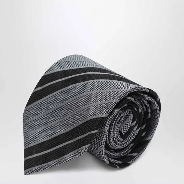 Saint Laurent Striped Tie