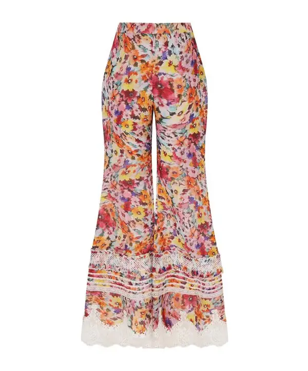 Zimmermann Luna Floral Lace Trousers - Multi Floral