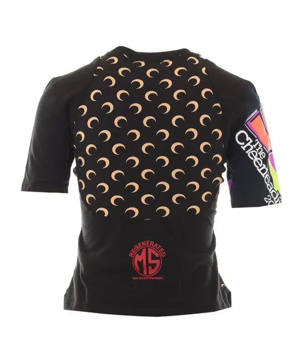 MARINE SERRE Graphic Print Crewneck T-shirt