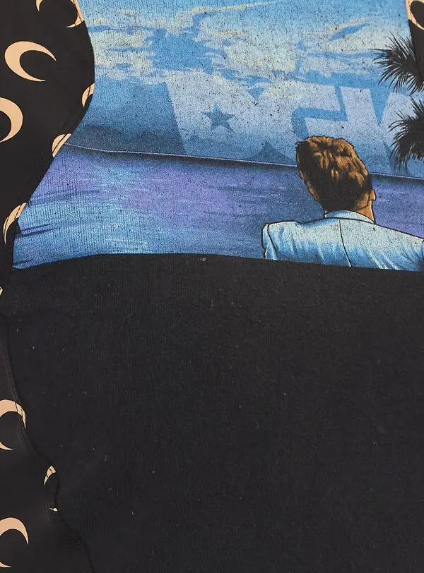 MARINE SERRE Graphic Print Crewneck T-shirt