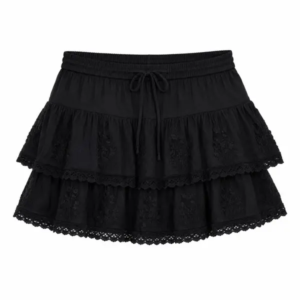 MUCHE & MUCHETTE Coquette Skort - Black