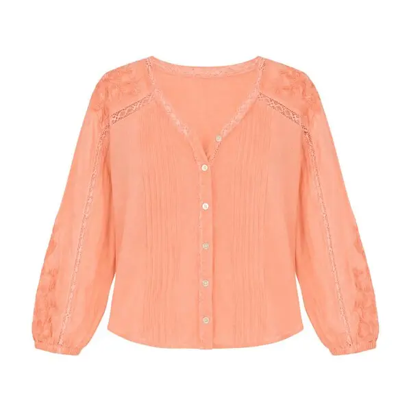 MUCHE & MUCHETTE Coquette Shirt Coral - Orange