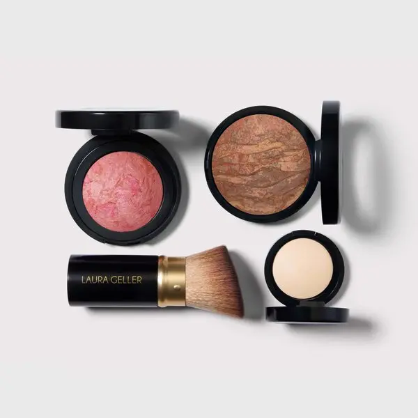 Laura Geller Beauty The Daily Routine: Natural Finish Full Face Makeup Kit - Deep