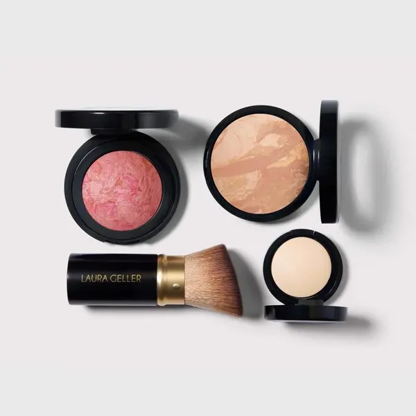 Laura Geller Beauty The Daily Routine: Natural Finish Full Face Makeup Kit - Light