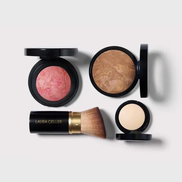 Laura Geller Beauty The Daily Routine: Natural Finish Full Face Makeup Kit - Sand