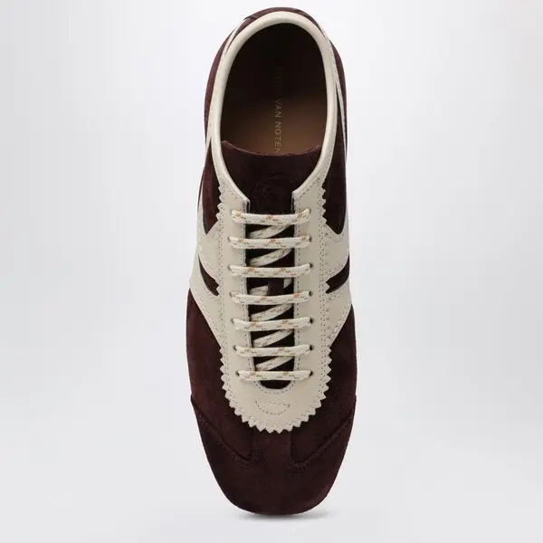 Dries Van Noten Dark /beige Suede Sneakers