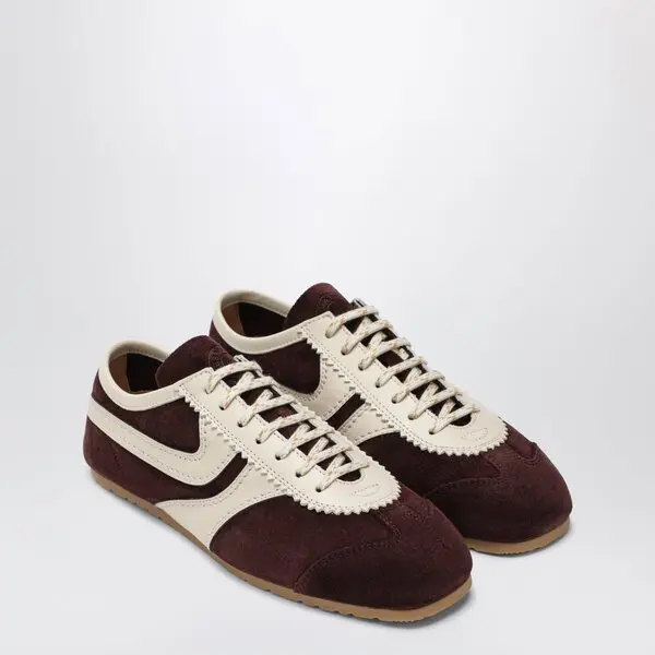 Dries Van Noten Suede Lace-up Sneakers - Purple