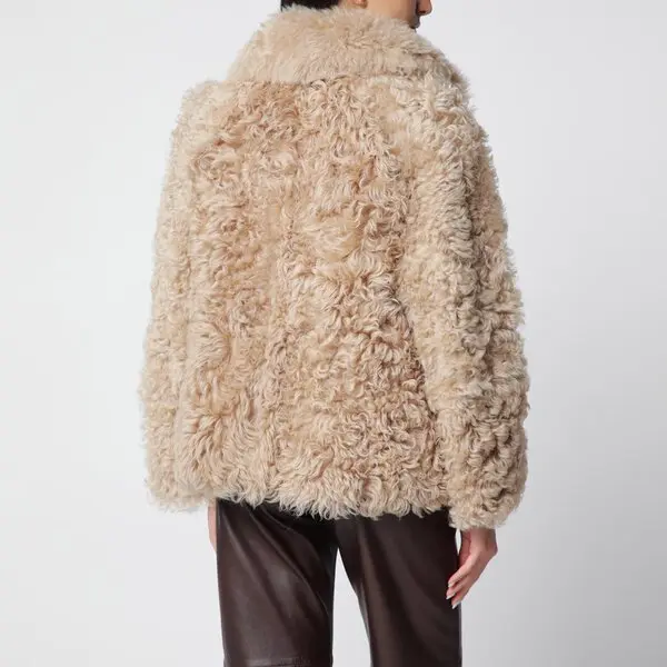 BLANCHA Short Shearling Fur Jacket
