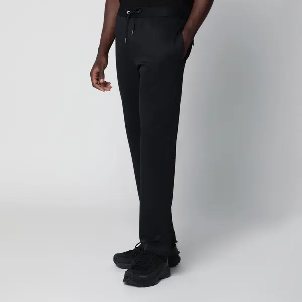 Moncler Jogger Trousers With Logo Patch