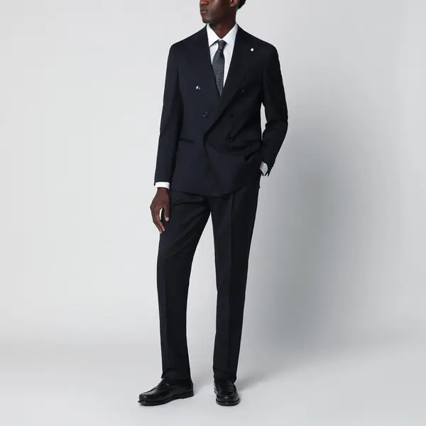 LUIGI BIANCHI Double-breasted Wool Suit