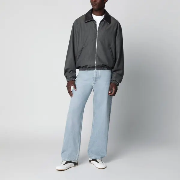 Bottega Veneta Striped Wool And Mohair Jacket