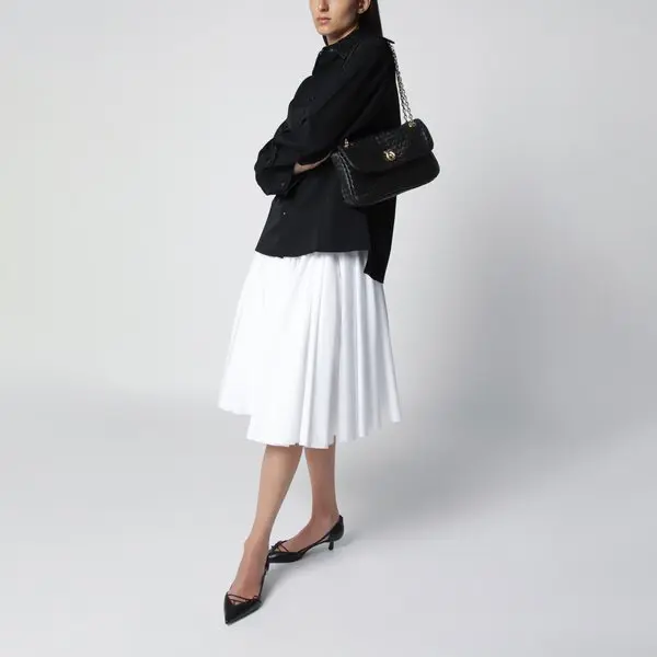 Bottega Veneta Intrecciato Madison Shoulder Bag - Black