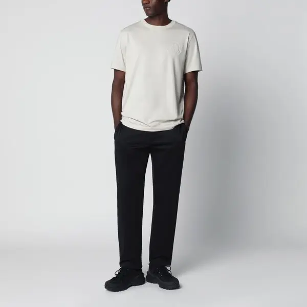 Moncler Cotton T-shirt With Embroidered Logo