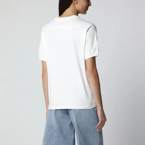 ANINE BING Graphic Logo Cotton T-shirt