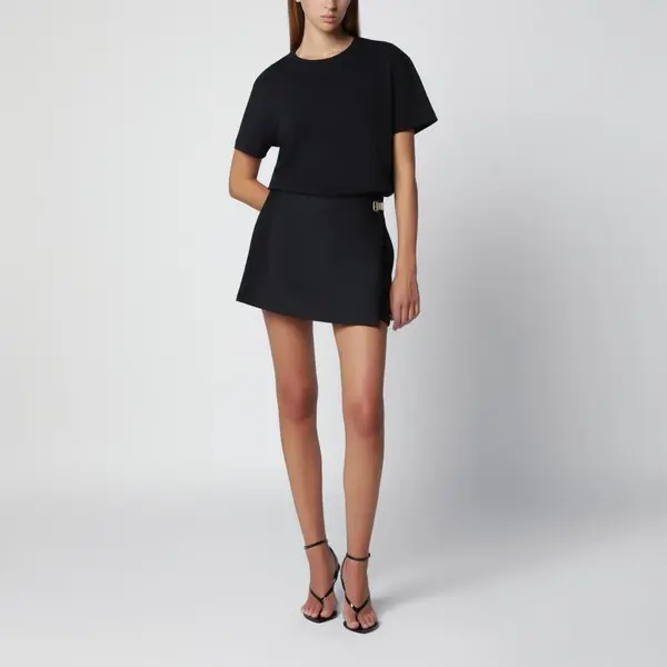 Balenciaga Wool And Silk Mini Skirt
