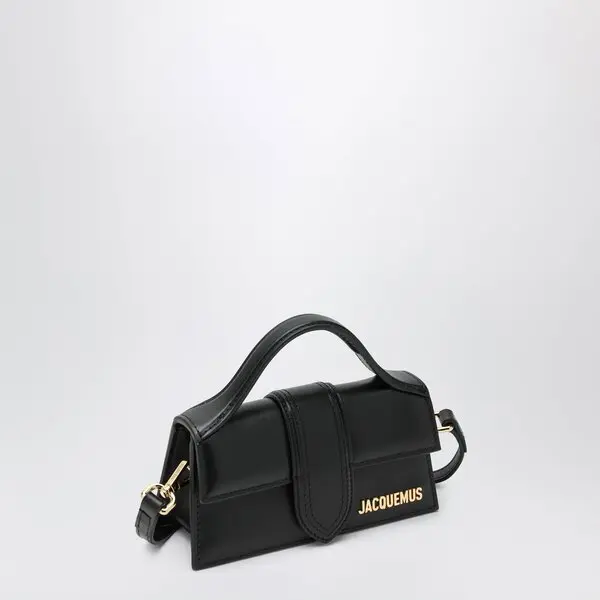 Jacquemus Bambino Small Leather Shoulder Bag - Black