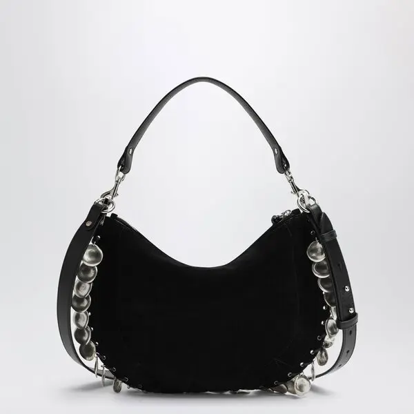 Isabel Marant Étoile Oskan Soft Zipped Bag In Suede With Medals