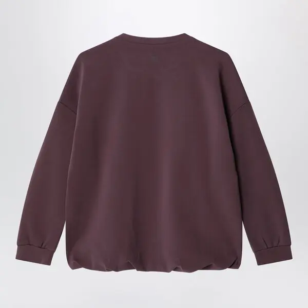 DOUUOD Cotton Sweatshirt - Burgundy