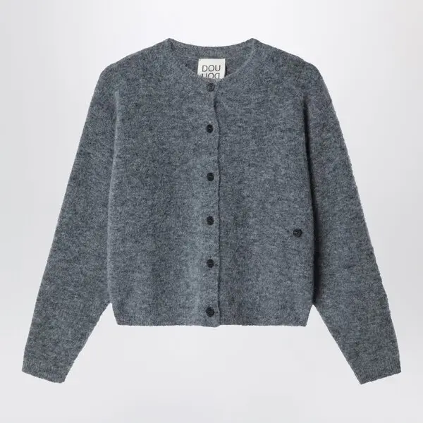 DOUUOD Mélange Alpaca-blend Cardigan